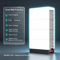China Hybrid Solar System Stackable 48V Lithium Battery Charge Via Solar Panels Or Diesel Generators for sale