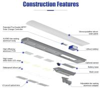China All In One Solar LED Street Light 30W Monocrystalline Solar Panel IP65 Solar Lamp for Rural Roads for sale