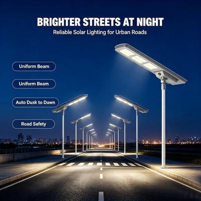 China 30W LiFePO4 Battery Solar Street Light All In One Design Waterproof Outdoor Solar LED Road Lamp for sale