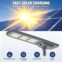 China Outdoor Solar Street Light 30W Optional Motion Sensor All In One Solar LED Light for Parking Lot for sale