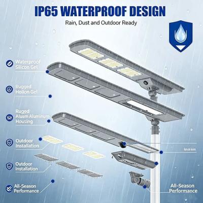 China Energy Saving All In One Solar Street Light 40W SMD5050 LED Solar Lamp No Electricity Cost for sale