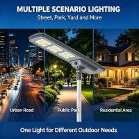 China Energy Saving All In One Solar Street Light 40W SMD5050 LED Solar Lamp No Electricity Cost for sale