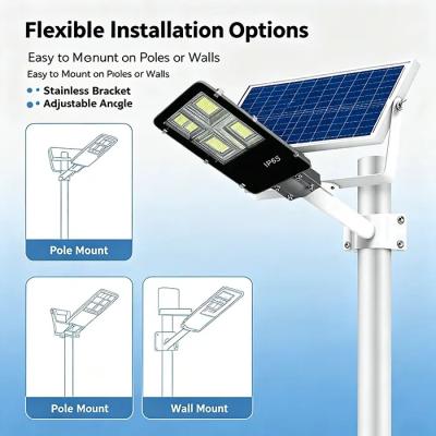 China Outdoor Waterproof Solar Street Light for Parking Lot Factory Yard Garden Path for sale