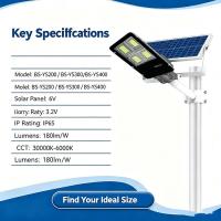 China 5-6 Hours Fast Charging Solar Street Light 365 Days Continuous Cycle Lighting for sale