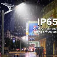 China Outdoor IP65 Solar Split Street Light Rainproof Lightning Protection LED Lamp for sale