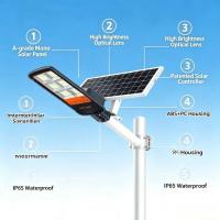 China Outdoor IP65 Solar Split Street Light Rainproof Lightning Protection LED Lamp for sale