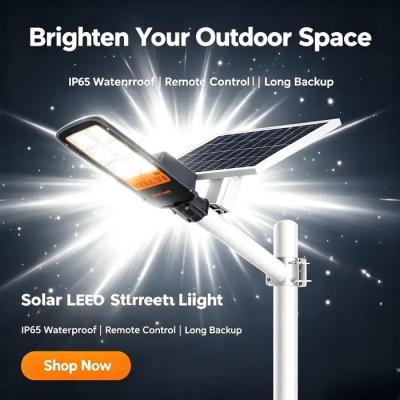 China Die-Cast Aluminum Solar Street Light Durable Anti-Corrosion Outdoor Lamp for sale