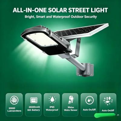 China 6000K Daylight Solar Street Light High Brightness Residential Driveway LED Light for sale