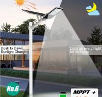 China 200W Split Solar Street Light IP65 Waterproof Dusk to Dawn Remote Control Road Lamp for sale