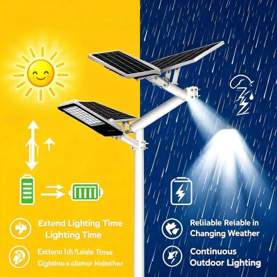 China IP65 Waterproof Solar Separated Street Light Remote Timing Driveway Security Lamp for sale