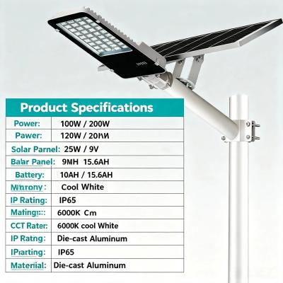 China Heavy Duty IP65 Solar Street Light Thunder Proof Construction Site Lighting for sale