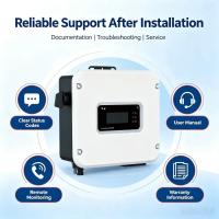 China WiFi RS485 Communicate On Grid Solar Inverter LCD Display Residential Solar Inverter for sale