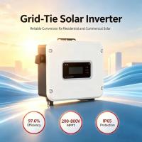 China AFCI Protection Grid Tie Solar Inverter DC Reverse Polarity Protection PV Inverter for sale