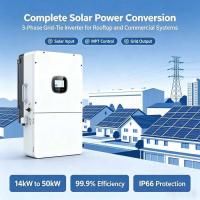 China IP65 Waterproof 3 Phase Off Grid Solar Inverter 99.9% MPPT Efficiency Parallel Up To 9 Units for sale
