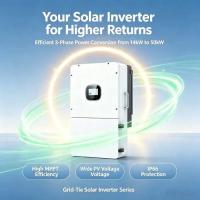 China 350A Max Charging Discharging Current 18kW 3 Phase Hybrid Solar Battery Inverter for sale