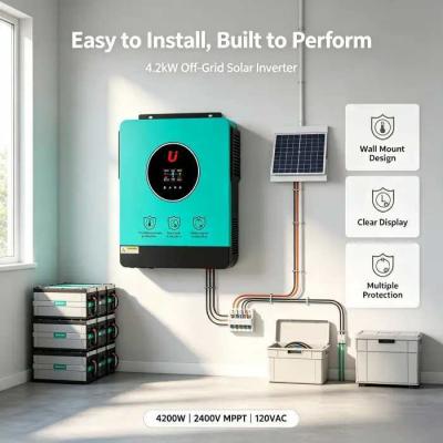 China BSSI-V-GN4200 4200W Hybrid Solar Inverter Off-Grid & Grid-Tie Dual Mode for sale