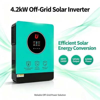 China Off Grid Grid-Tie 4.2kW Solar Inverter Overload Short Circuit Overheat Protection for sale