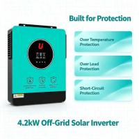 China 4.2kW Grid Connected Off Grid Hybrid Solar Inverter Wide AC Input 90-280VAC for sale