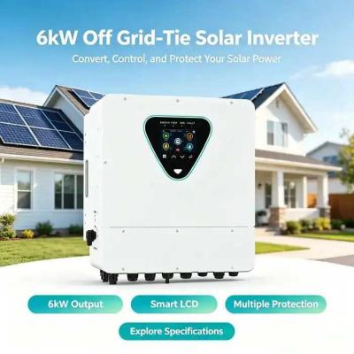 China IP65-L 6KW Hybrid Solar Inverter Off Grid On Grid Tie PV Inverter for sale
