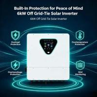 China IP65-6KL 6KW Split Phase Hybrid Solar Inverter With Touch Screen & WiFi for sale