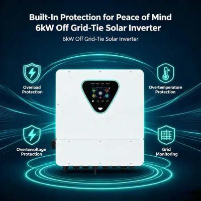 China IP65-6KL 6KW Split Phase Hybrid Solar Inverter With Touch Screen & WiFi for sale