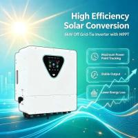 China 6KW Grid-Tied Off-Grid Hybrid Solar Inverter Dual AC Input Backup Power for sale