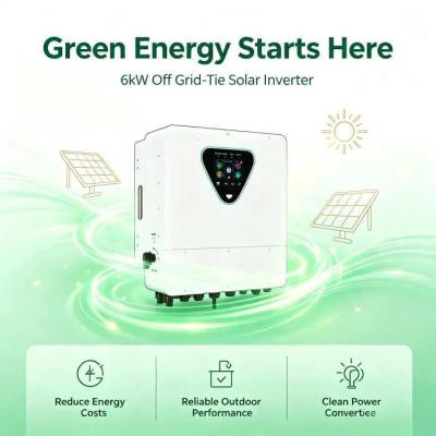 China 6KW Hybrid PV Inverter 2 Independent AC Input & Output Solar Power System for sale