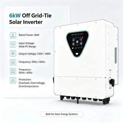 China All In One 6KW Solar Hybrid Inverter Charger Off Grid Backup Emergency Power for sale