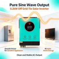 China 48V Lead Acid Lithium Battery Compatible 8.2KW Grid Hybrid Solar Inverter for sale