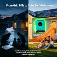 China 48V Lead Acid Lithium Battery Compatible 8.2KW Grid Hybrid Solar Inverter for sale