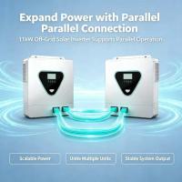China Off Grid Solar Inverter 11KW Built-in Dual MPPT 160A Charger Pure Sine Wave 230VAC Output for sale