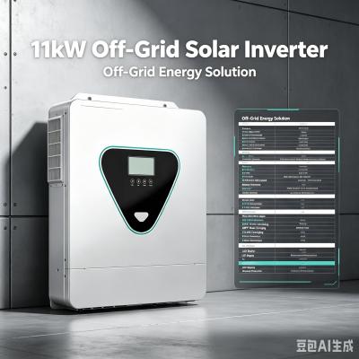 China Off Grid 11KW Solar Inverter Surge Power 22000VA Pure Sine Wave For Off-Grid Households for sale