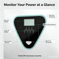 China Off Grid 11KW Solar Inverter Surge Power 22000VA Pure Sine Wave For Off-Grid Households for sale