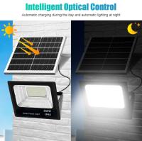 China Super Bright 121 LED Beads Solar Flood Light Wide Angle Outdoor Lighting for sale