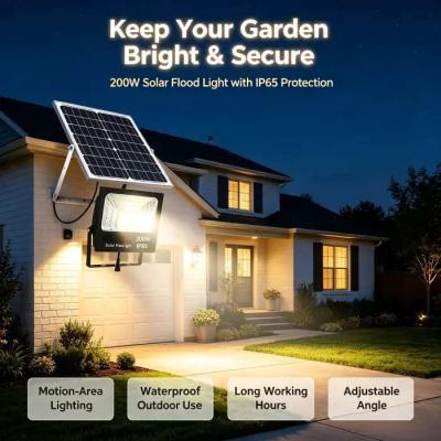 China Energy Saving Off-Grid Solar Flood Light No Electricity Bill Garden Lamp for sale