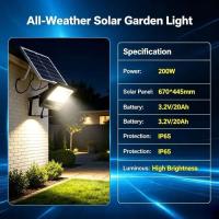 China Durable Brand Lithium Battery Solar Flood Light All Weather Outdoor Use for sale