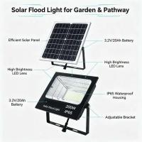 China Large Irradiation Area Solar Panel Flood Light Fast Solar Charging Efficiency for sale