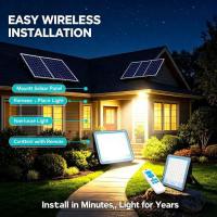 China Anti-Aging ABS Solar Garden Lights Intelligent Light Control LED Courtyard Security Landscape Lighting for sale