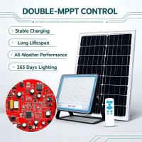 China Solar Garden Courtyard Lights Bright Wide Angle LED Lighting for Outdoor Night Landscape for sale