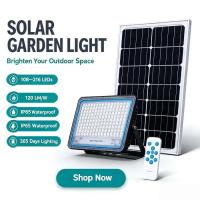 China Automatic Night Sensor Solar Courtyard Lights Durable Outdoor LED Lamp for Villa Yard Patio Entrance for sale
