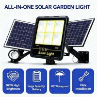 China Solar Auto Sensor Garden Yard Light Waterproof Outdoor Pathway Driveway Security Light for sale
