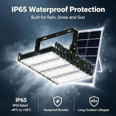 China Multi-Angle Mount 200W Solar LED Flood Light IP65 Dustproof Waterproof Large Area Outdoor Lighting for sale