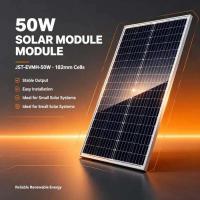China 50W High‑Efficiency Solar Panel 700V System Voltage Rating Safe Off‑Grid Power for sale