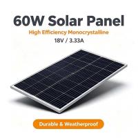 China 60W Mono Solar Panel Great Low‑Light Efficiency, Outdoor Photovoltaic Module For Home Emergency Power for sale