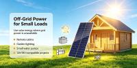 China Durable 70W Monocrystalline Solar Panel High Mechanical Load Capacity Farm Water Pump Solar Power Unit for sale