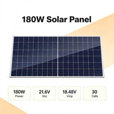 China 3.2mm Tempered Glass 200‑210W Solar Panel, Dust‑Proof Waterproof PV Module For Backyard Solar System for sale