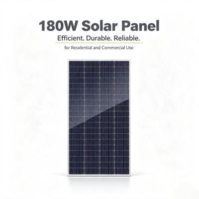 China Power Your RV, Boat & Campervan: Reliable 180‑190W Monocrystalline Off‑Grid Solar Panel for sale
