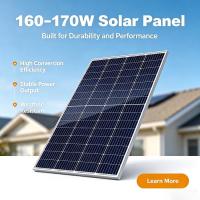 China Weather‑Resistant 160W Solar Power Panel, Series‑Parallel Supported For Custom Solar Array for sale
