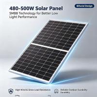 China Wholesale N‑Type Bifacial Solar Panel 480W‑500W, Reliable Quality Assurance for sale
