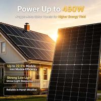 China Waterproof 430‑450W Solar PV Panel, Easy‑Mount Monocrystalline Module For Street‑Light & Surveillance Gear for sale